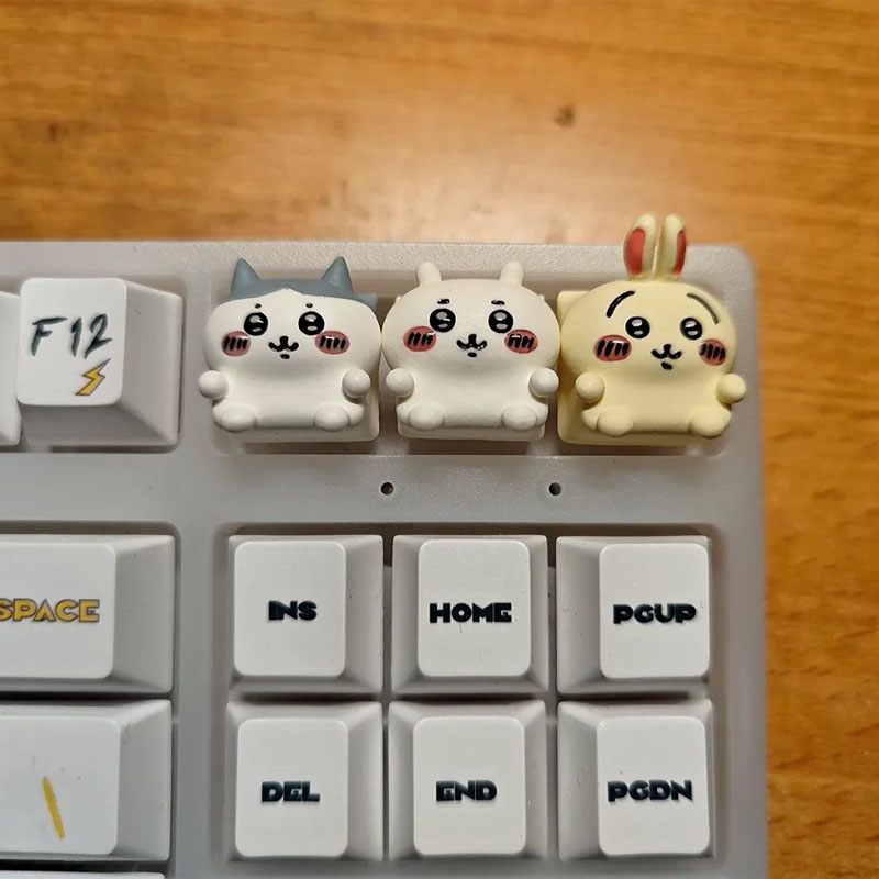 Chiikawa Hachiware Usagi Keycap Cherry R4 Profile PBT Five-side Dye ...