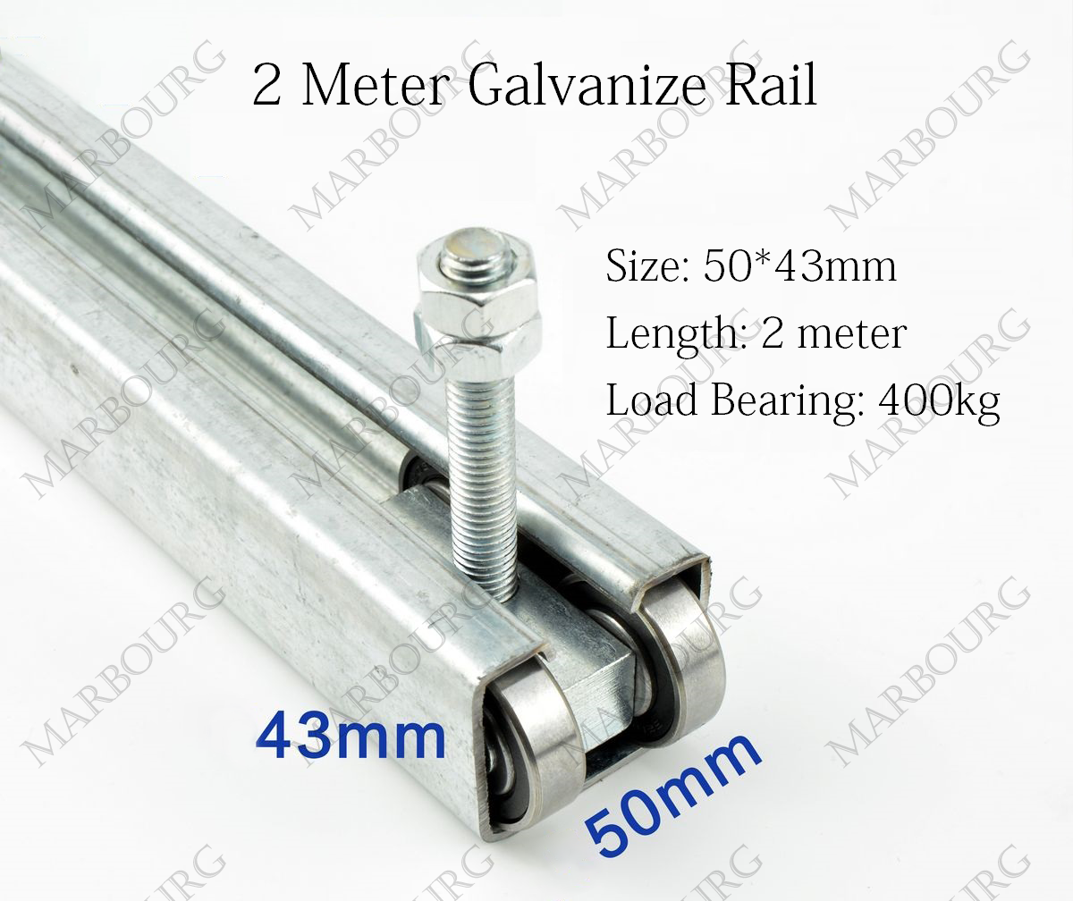 Sliding Gate Track Heavy Duty Gate Galvanize Track 3Meter 2 Meter and 1 ...