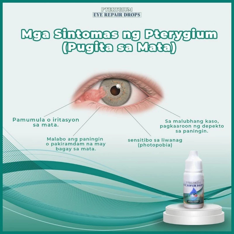 Professional Strength PTERYGIUM Eye Repair Drops - FDA-Approved Ophthalmic Solution for Clear ...