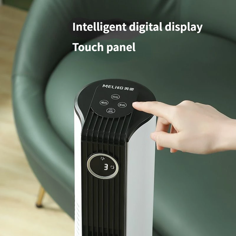 Electric Tower Fan Bladeless Fan Floor Fan with Touch Control Remote ...