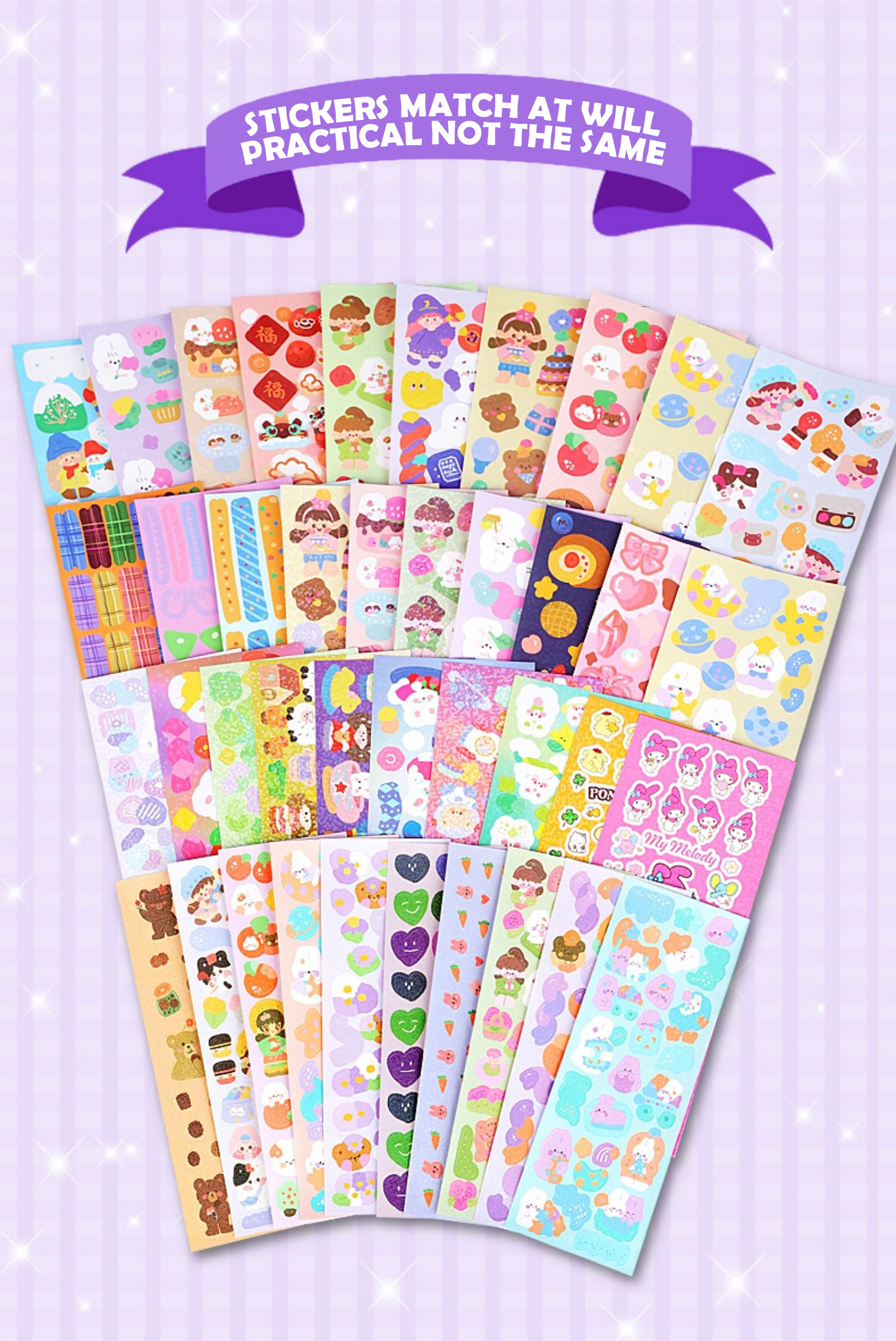 522Pcs Guka Sticker set Cream Glue DIY Keychain set material Tool kit ...