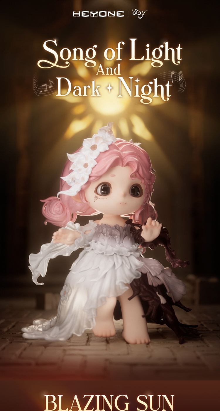 Heyone Joy Song of Light and Dark Night series Cute Figure Blind Box ...