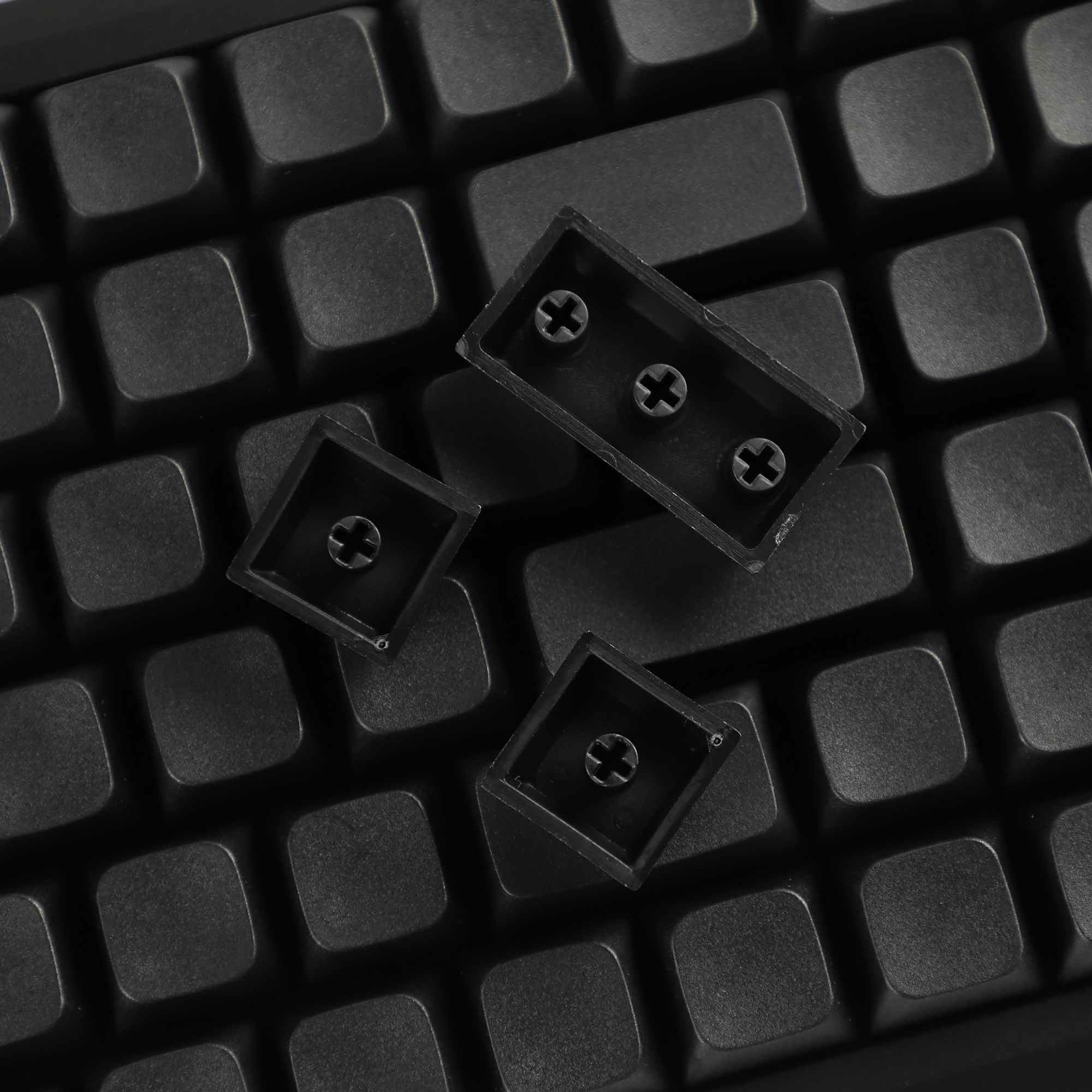 YMDK ZDA 124 White 127 Black Blank Thick PBT Keycap Dye Sub XDA v2 ...