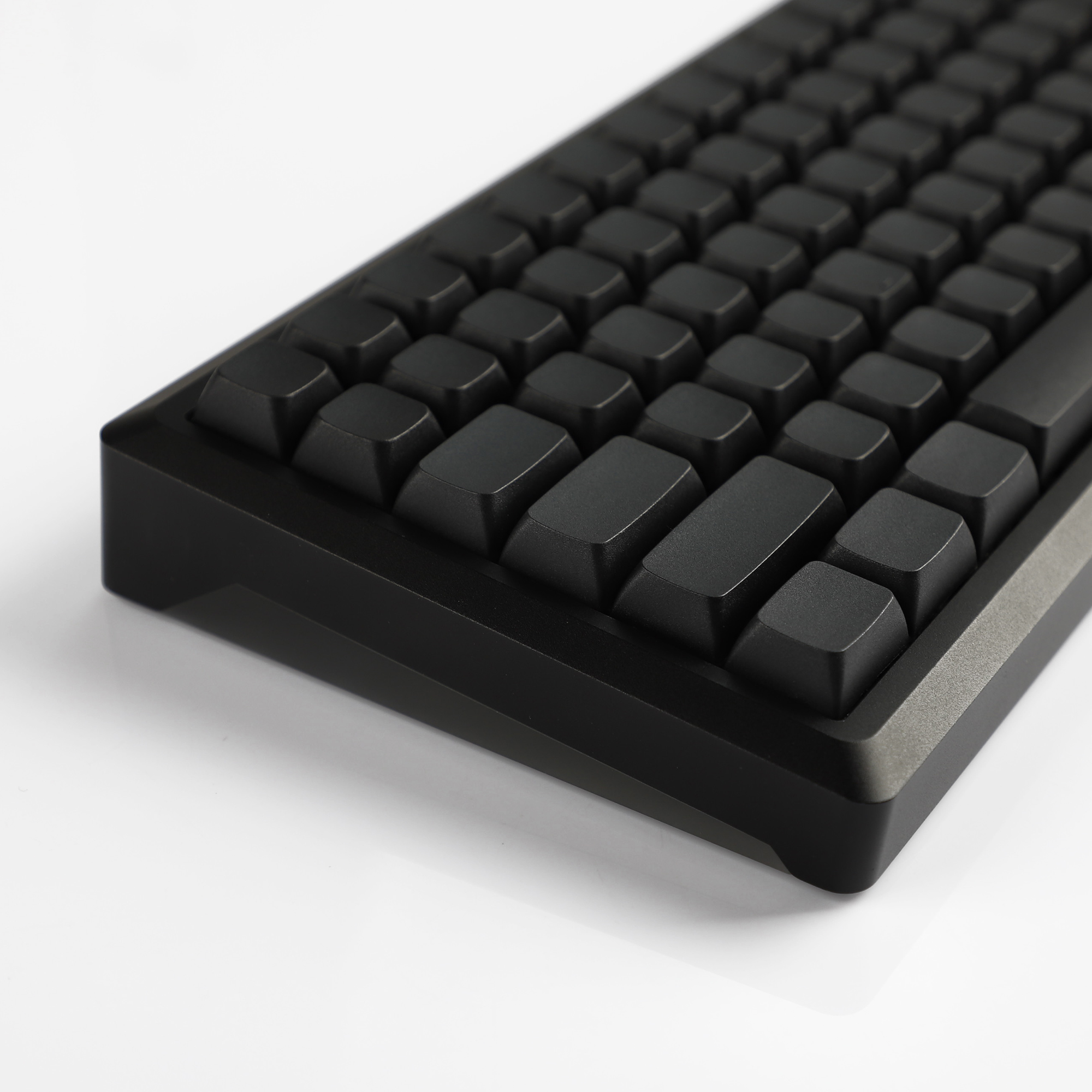 YMDK ZDA 124 White 127 Black Blank Thick PBT Keycap Dye Sub XDA v2 ...