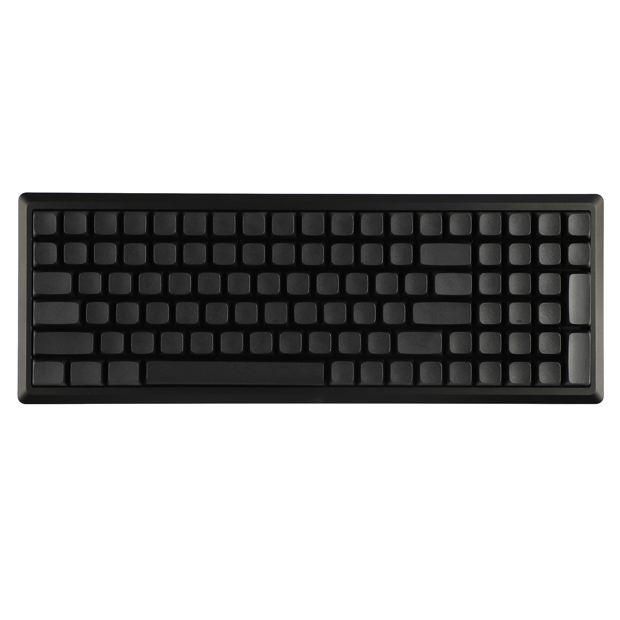 YMDK ZDA 124 White 127 Black Blank Thick PBT Keycap Dye Sub XDA v2 ...
