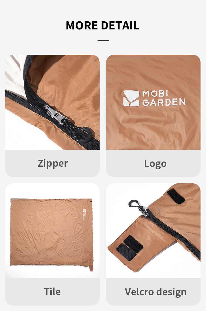 MOBI GARDEN Camping Sleeping Bag Outdoor Ultralight Portable 0.67KG/0 ...
