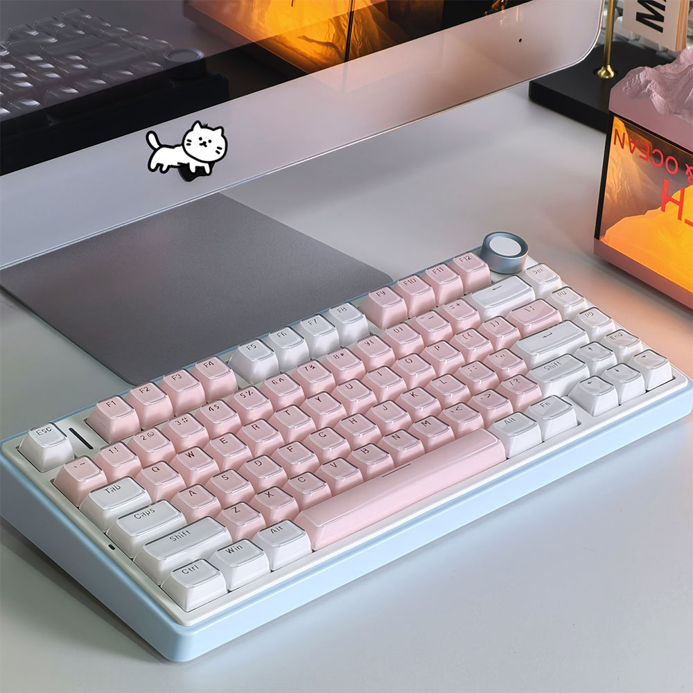Double-colored Jelly Crystal Translucent Keycap PC Two-color Injection ...