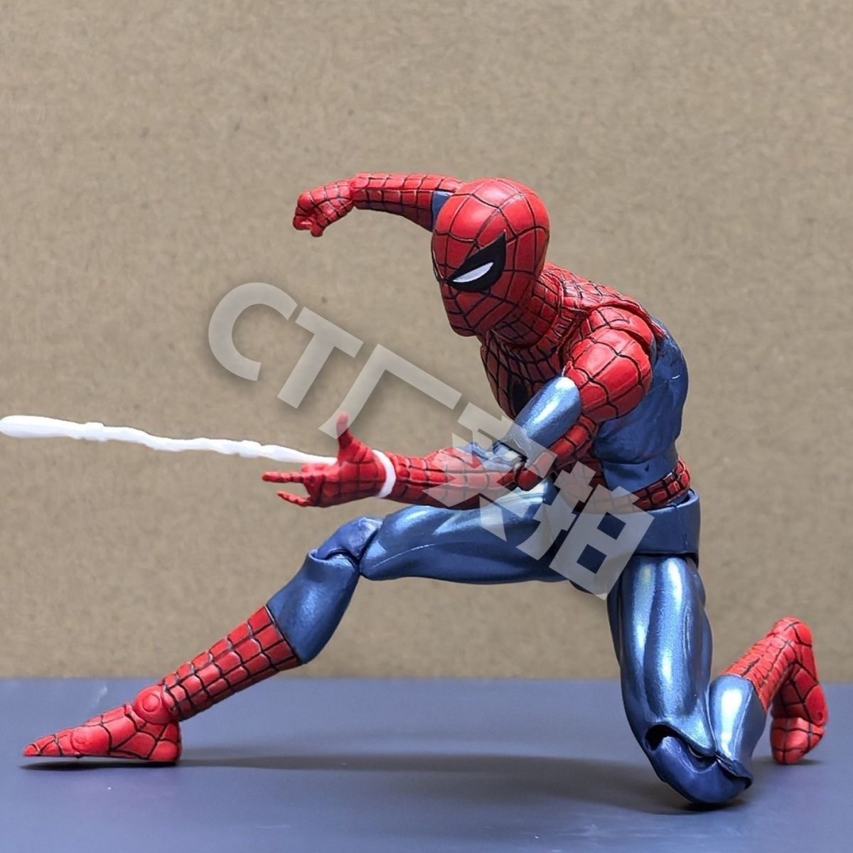 Ct Toys Spiderman Action Figure Mafex 075 The Anazing Spider-Man Comic Figure Figurine Pvc Model ...