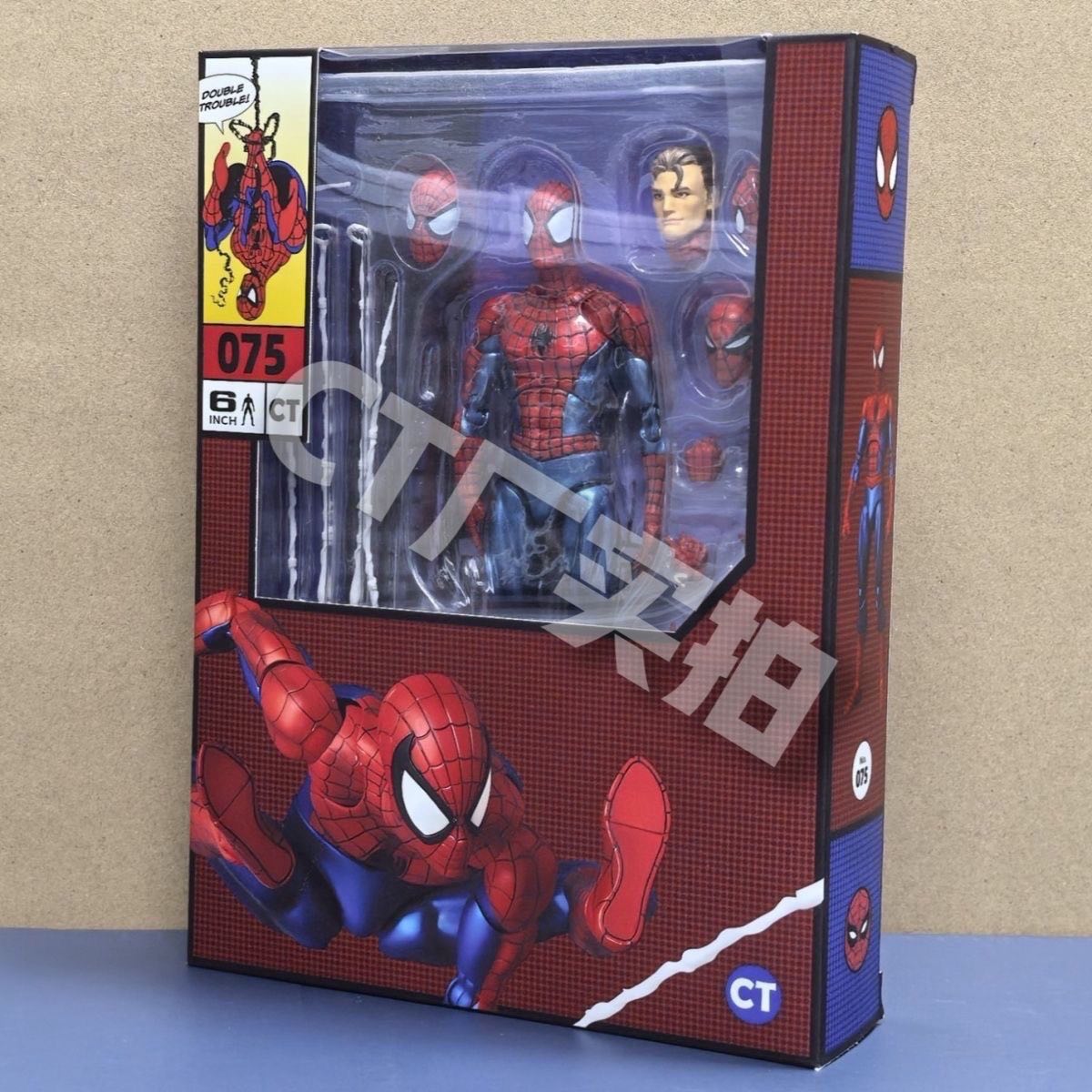 Ct Toys Spiderman Action Figure Mafex 075 The Anazing Spider-Man Comic ...