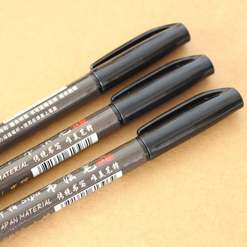 3PCS/Set Brush Pen Calligraphy Pen Chinese Words Learning Stationery ...
