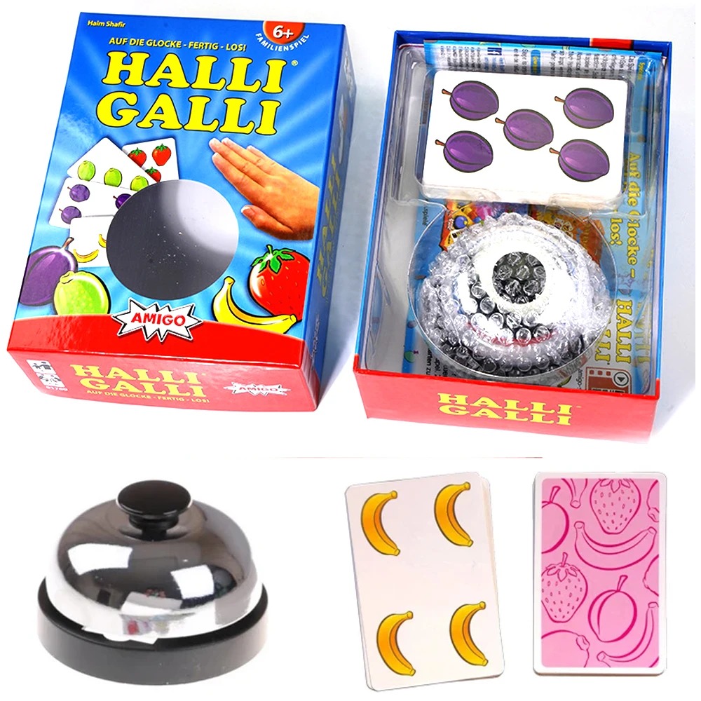 Halli Galli Board Game Family Leisure Educational Multiplayer Quick Response Card Toy XPY ...
