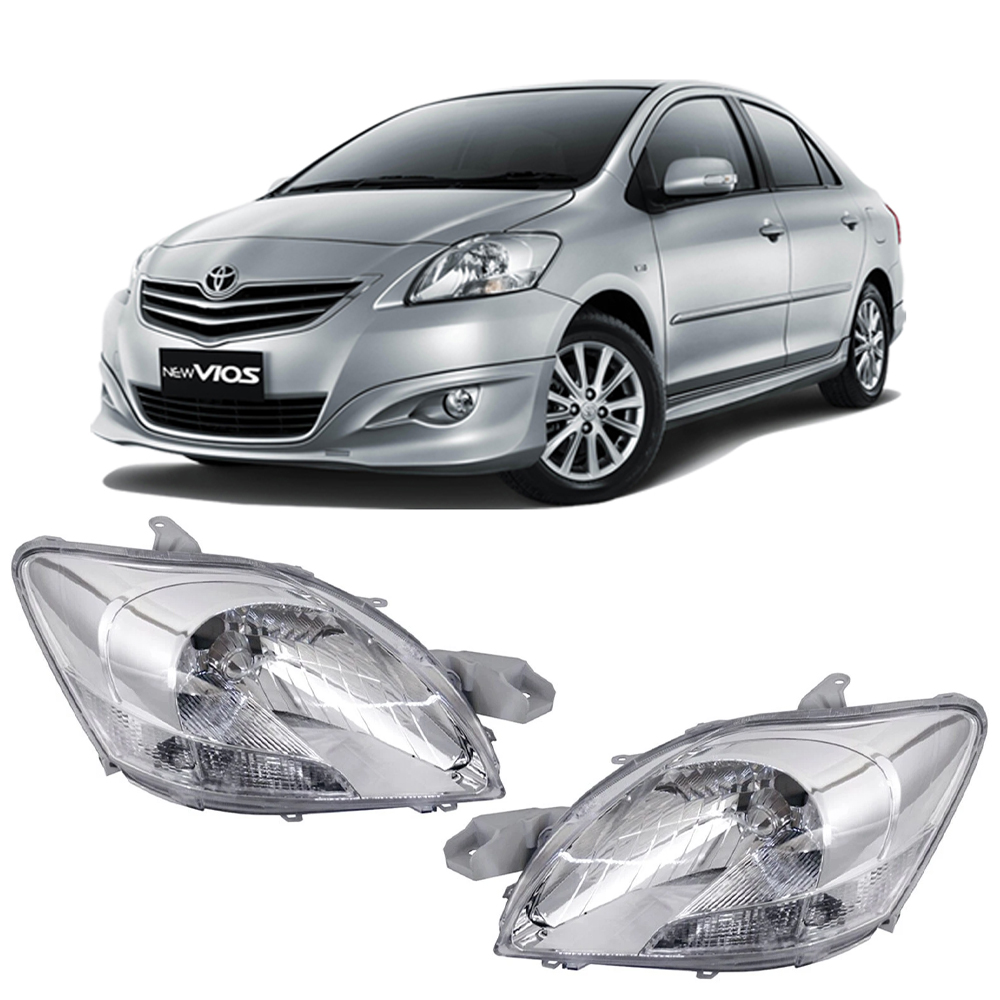 Toyota Vios Headlight 2007-2013 2nd Generation/Front Head Light Bumper ...