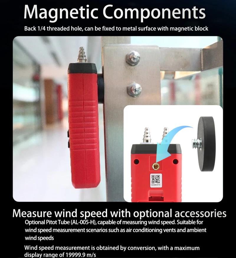 UNI-T UT366A Manometer Digital Surface Pressure Difference Measurement ...