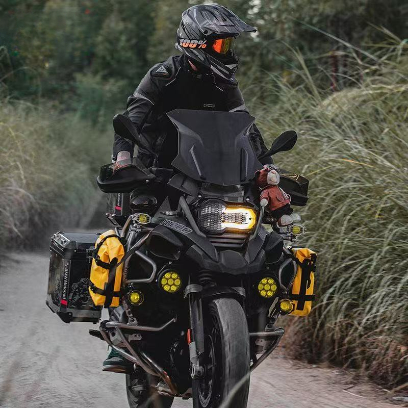 1PC Motorcycle saddlebag riding backpack side bag large capacity ...