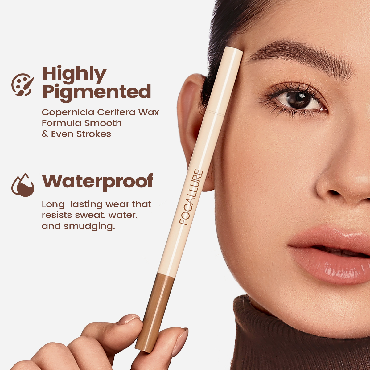 FOCALLURE EverSharp Blade Eyebrow Pencil Waterproof Smudge-proof High ...