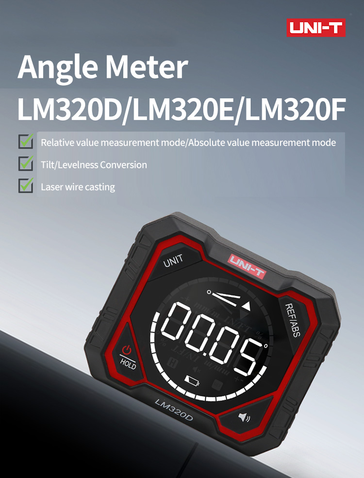 UNI-T Digital Angle Meter LM320A LM320B LM320D LM320E LM320F ...