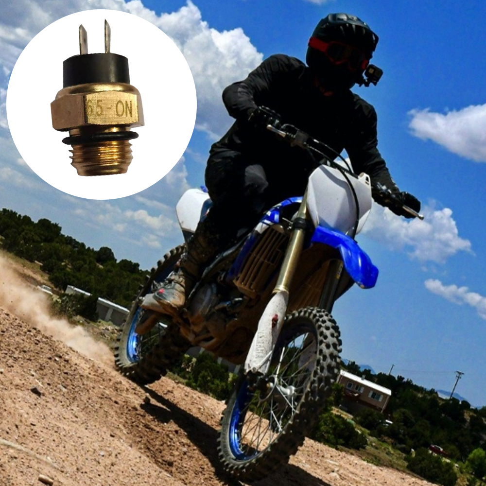 Motorcycle Electric Radiator Coolant Fan Water Temperature Thermostat ...