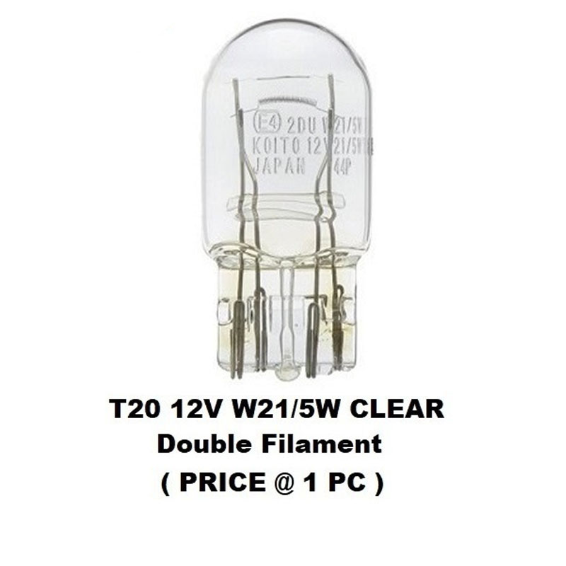 New T20 12V 21/5W Car Light Bulb, Dual Wire Brake and Steering, Dual ...