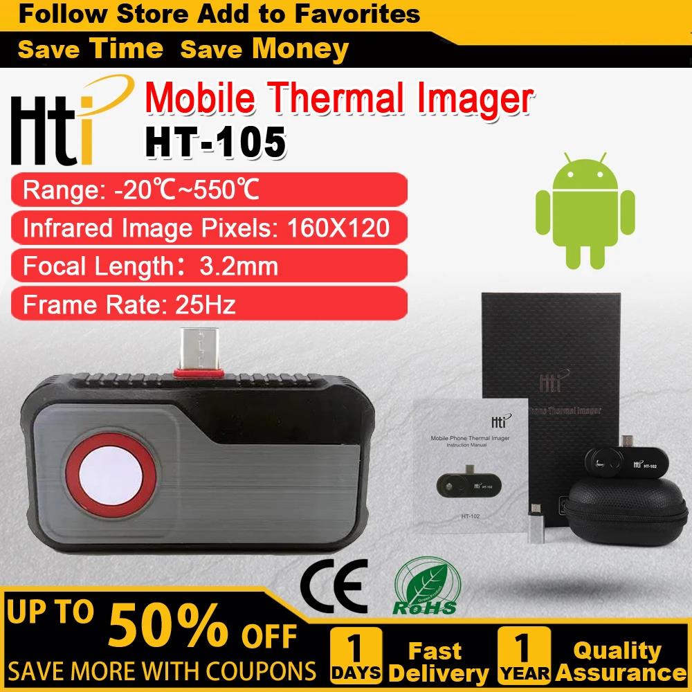 Hti HT-105 Thermal Camera Android Infrared Thermal Imager Panel PCB ...