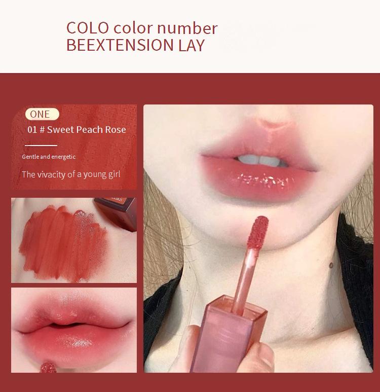 Gege Bear 6 Colors Matte Makeup Lip Gloss, Velvet Waterproof Glaze ...