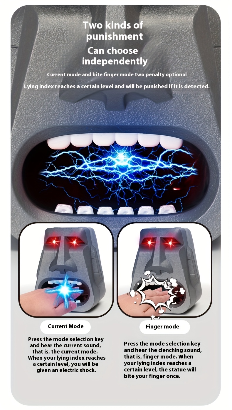 Lie Detection Test Machine, SEMIEN 2024 Upgrade Micro Electric Shocking ...