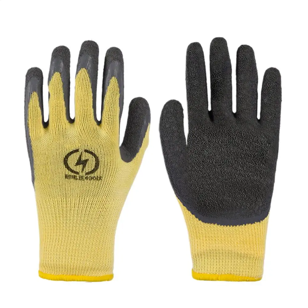 High-Voltage Protective Gloves, 400V Electric Shock Resistant, Slip ...