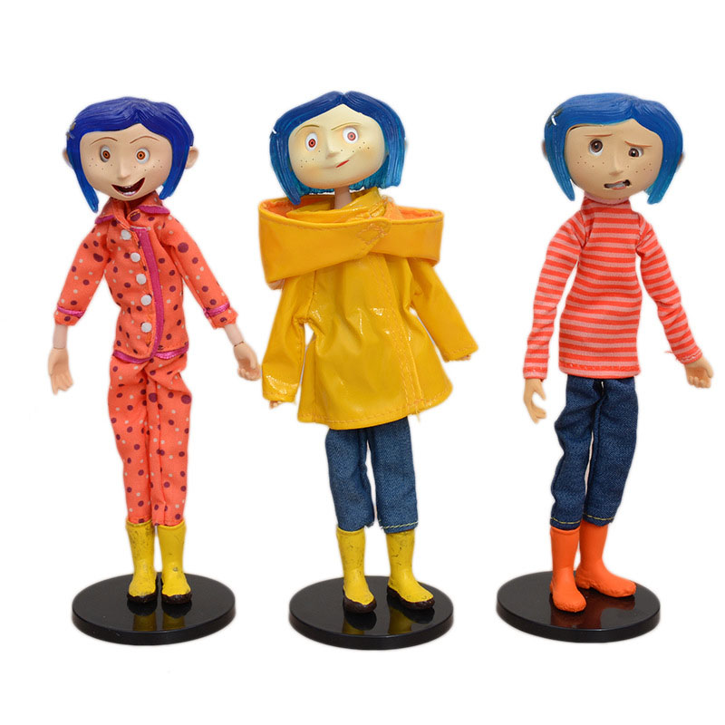 19cm Coraline & the Secret Door Movie Caroline Action Figure Shaking ...