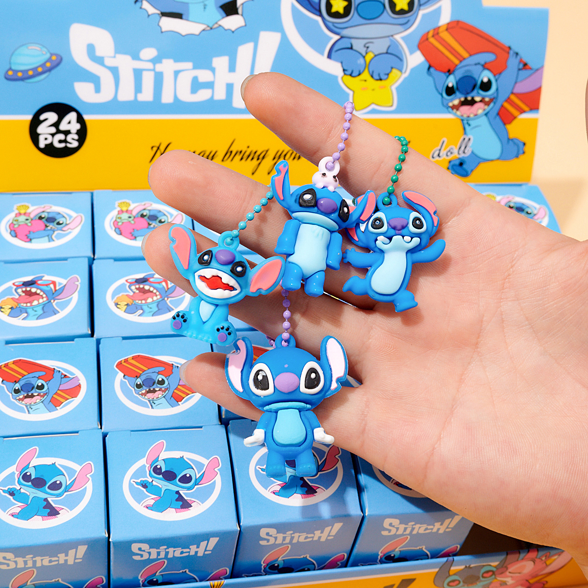 Stitch keychain blind box Disney stitch items anime mystery box bag ...
