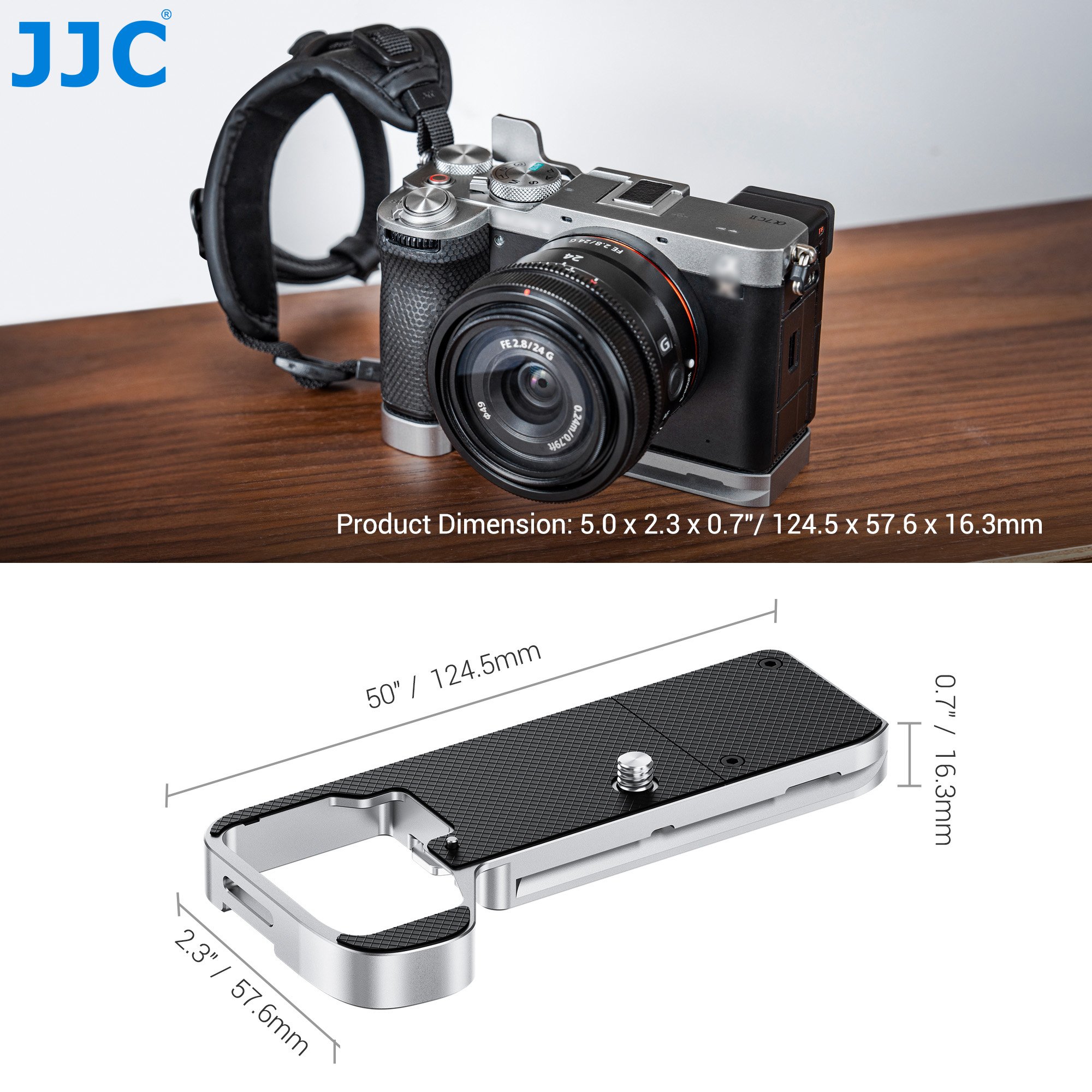 JJC Extension Grip Sony a7CII a7CR a7C II R a7C2 Camera Hand Grip Arca ...