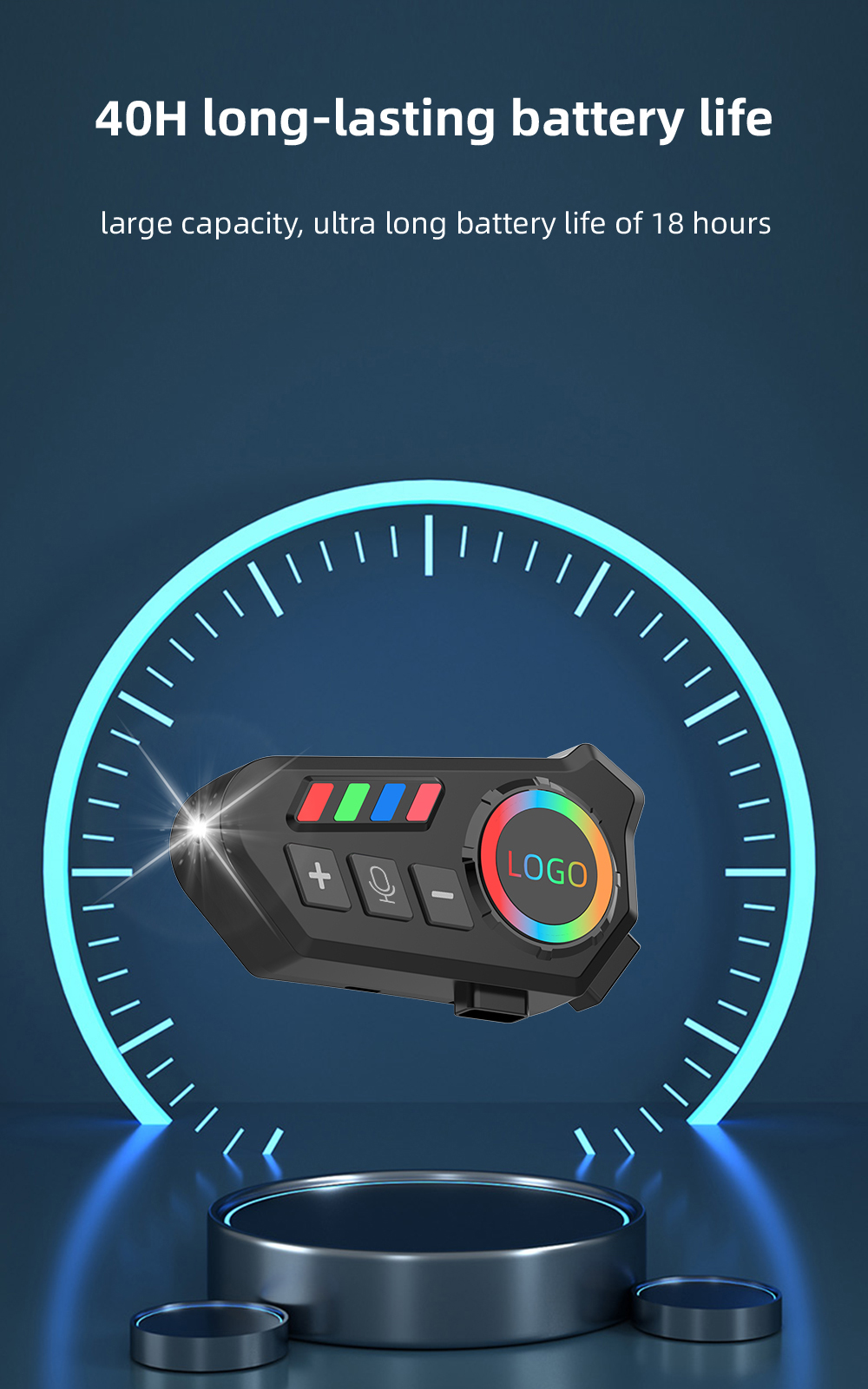 Three styles TWS Motorcycle Helmet Headset Bluetooth Wireless Intercom ...