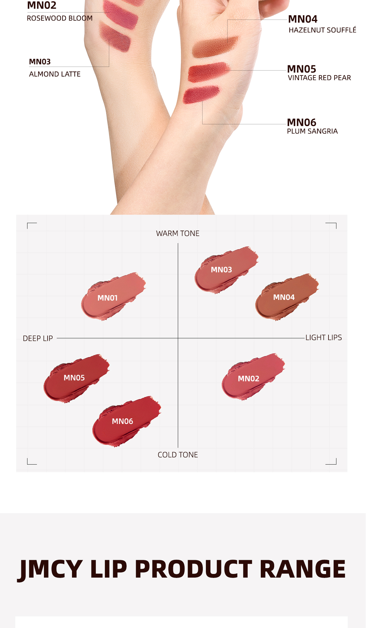 【BUY 1 TAKE 1】JMCY Velvet Matte Liptint with SPF 25 PA+++ Silky Texture ...