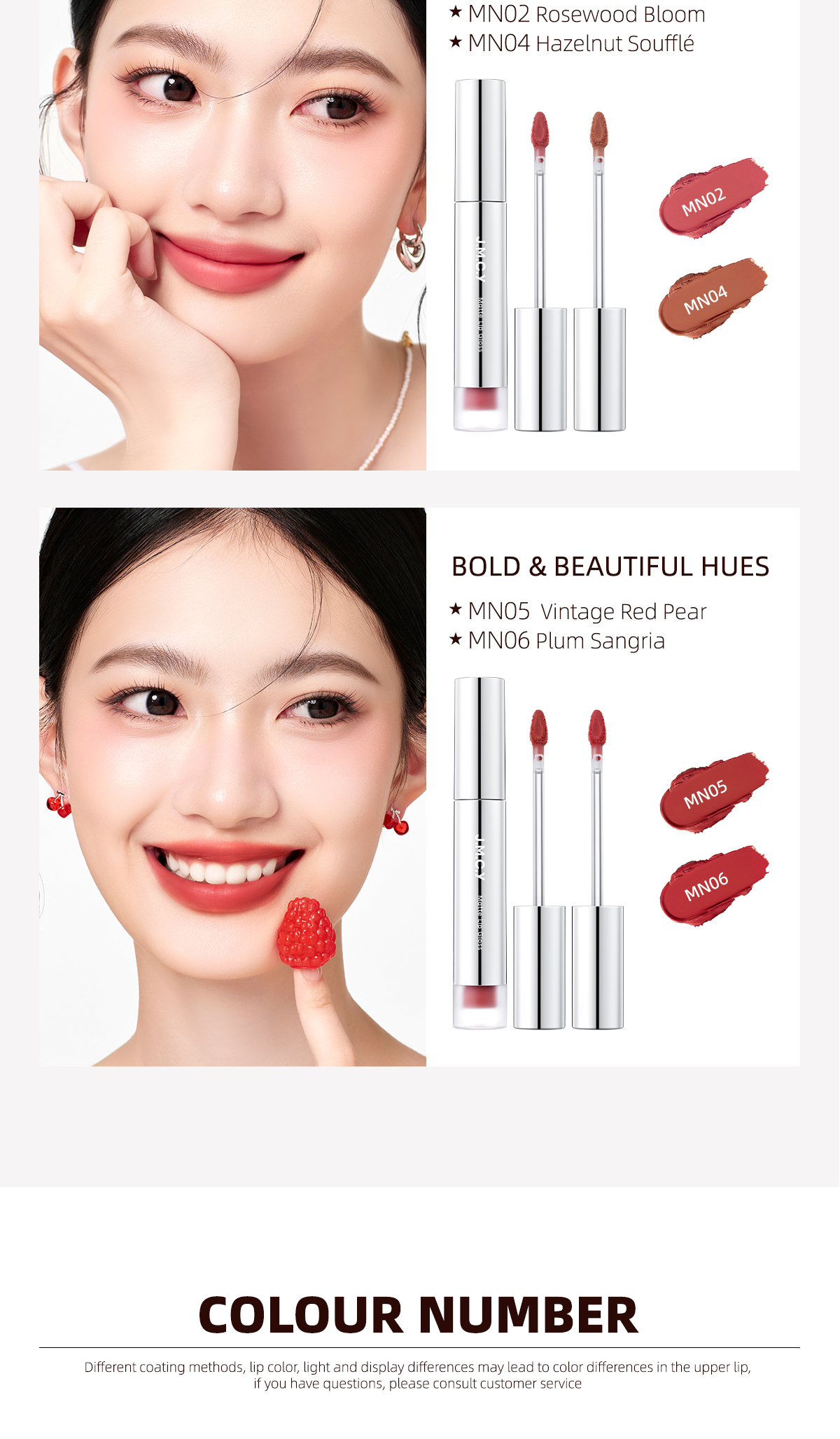 【Criza Taa Inspired Lip Tint】JMCY Matte Liptint SPF 25 PA+++ 8h ...