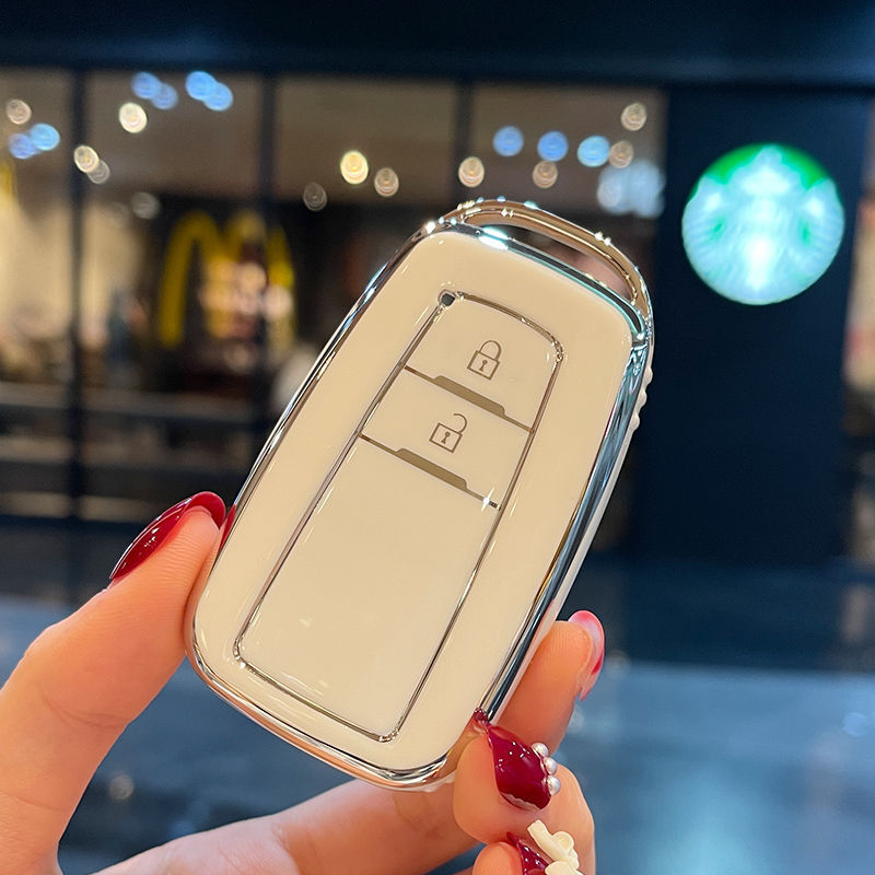 Toyota white key cover suitable for Toyota corolla altis/crolla cross ...