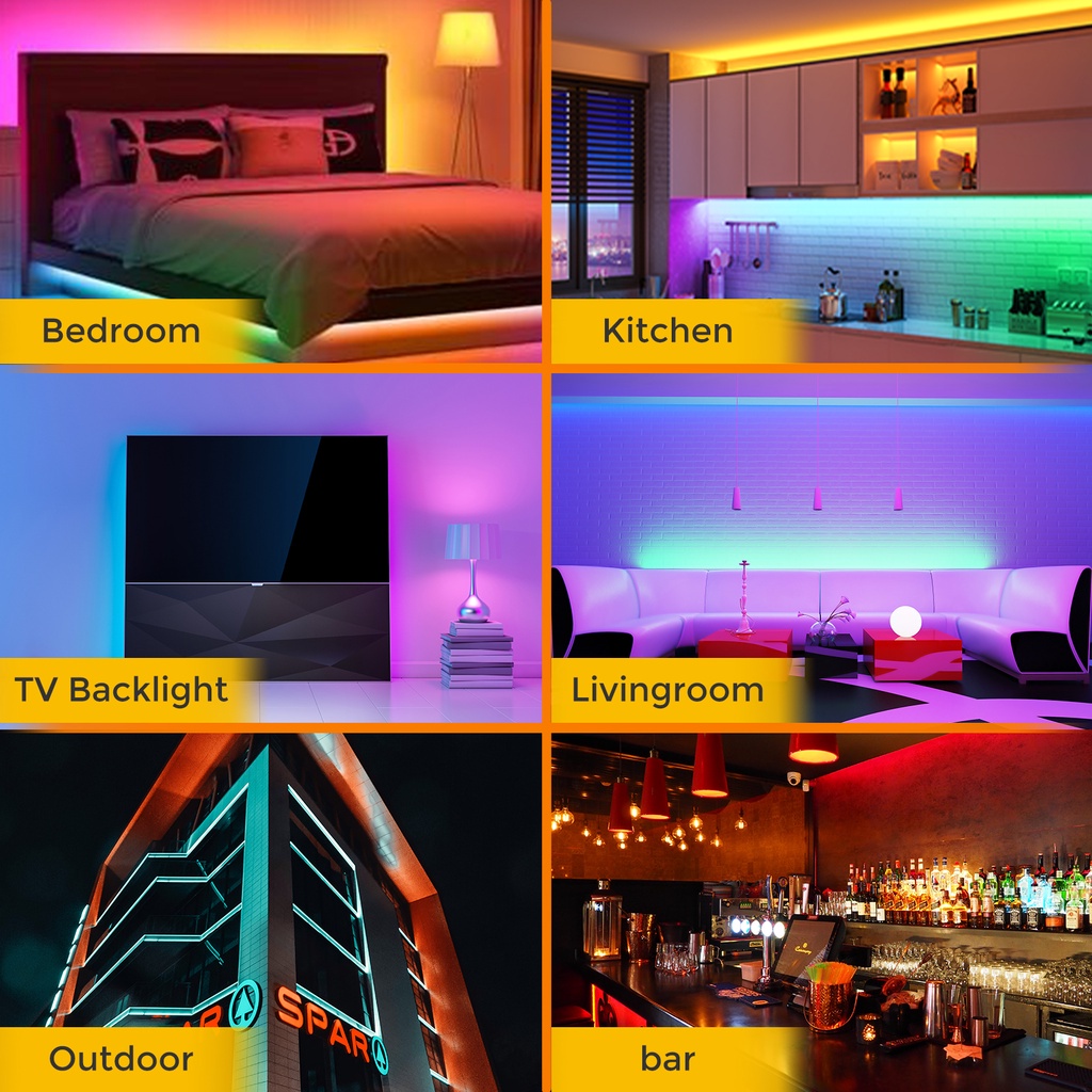 100% Original Led Strip Light 220v For Ceiling Indoor&Outdoor 15M 10M ...