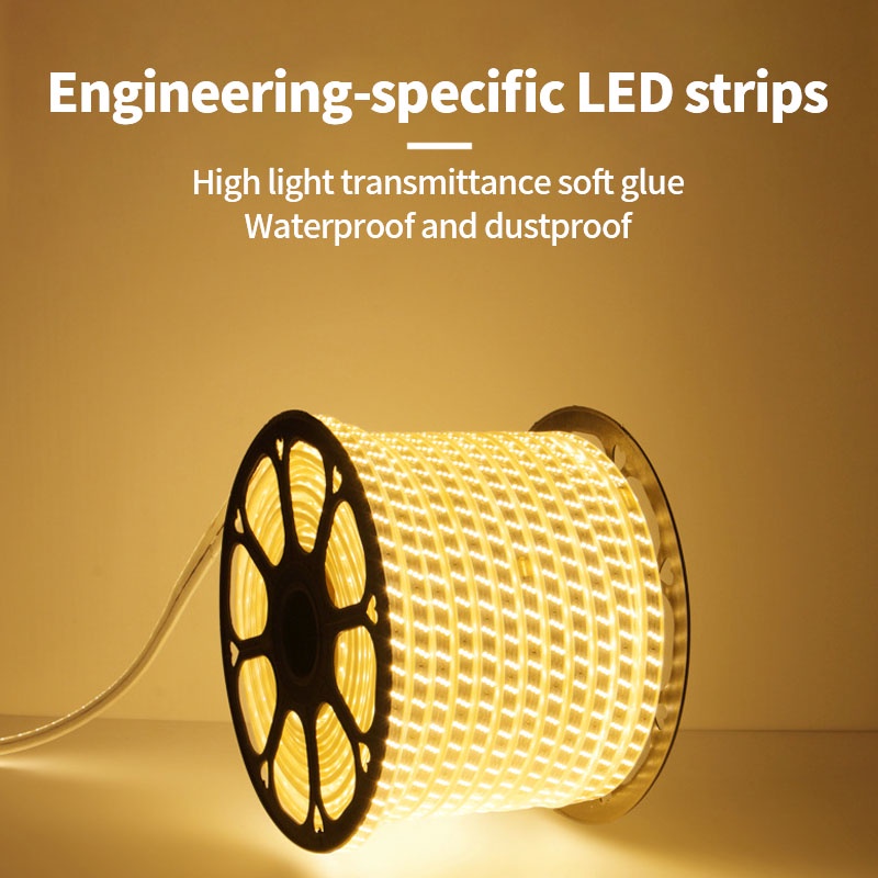 100% Original Led Strip Light 220v For Ceiling Indoor&Outdoor 15M 10M ...