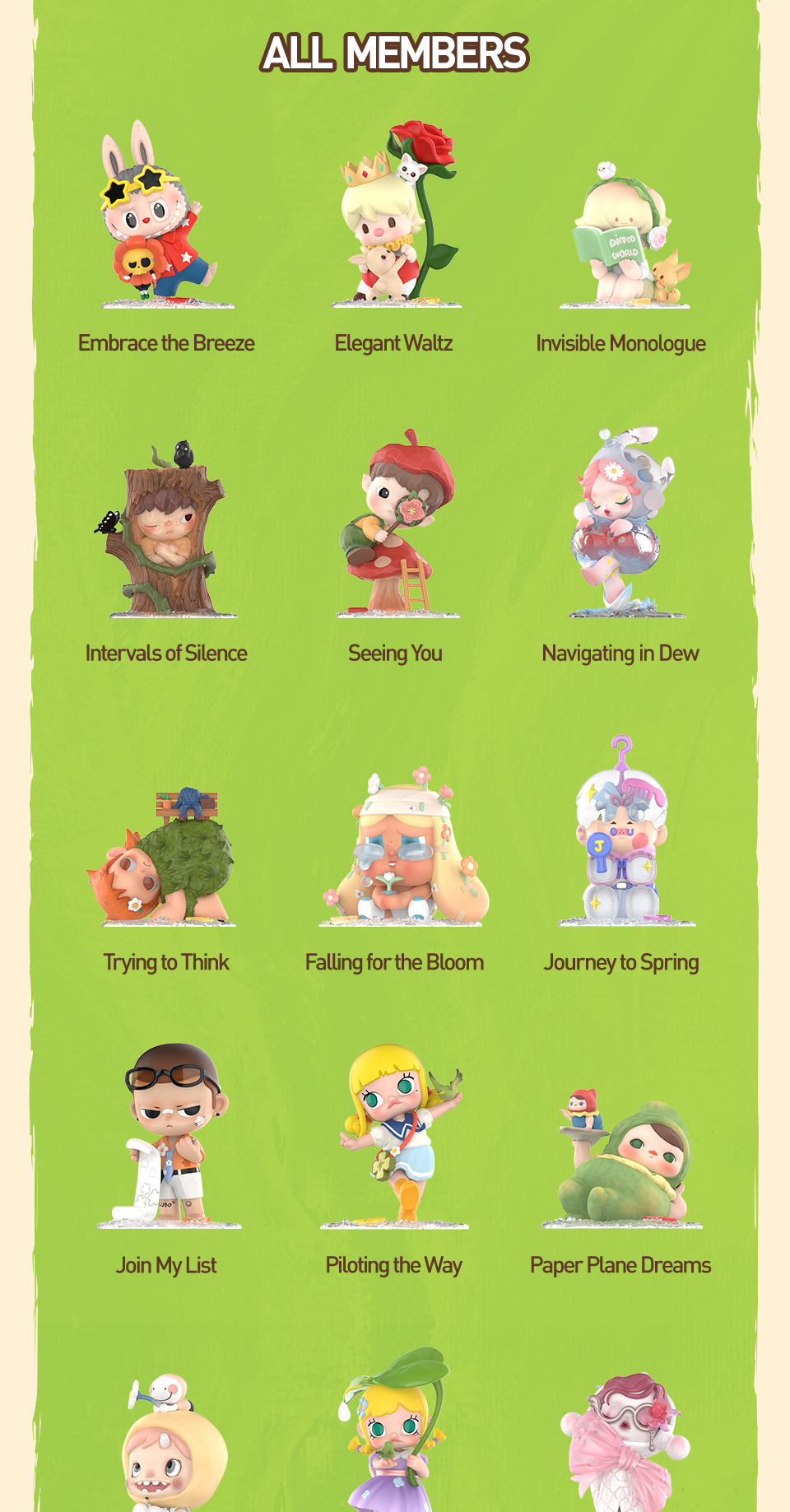 POP MART Hand in Hand Blind Box Action Toys Figure Birthday Gift Kid ...