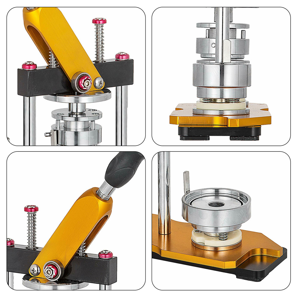 ⭐Local Warehouse+COD⭐ 58mm Button Maker Machine, Rotate DIY Badge Pin ...