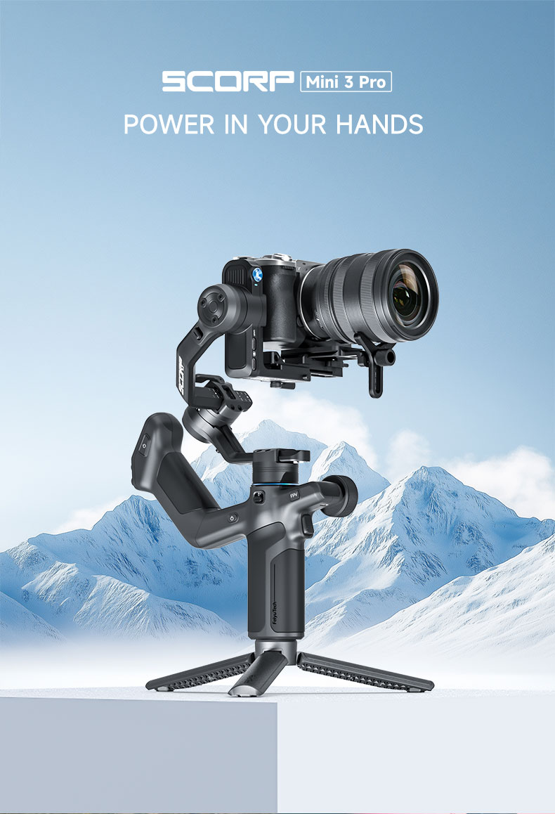 FeiyuTech Scorp Mini 3 Mini 3 Pro SmartPhone Camera 3-Axis Stabilizer ...