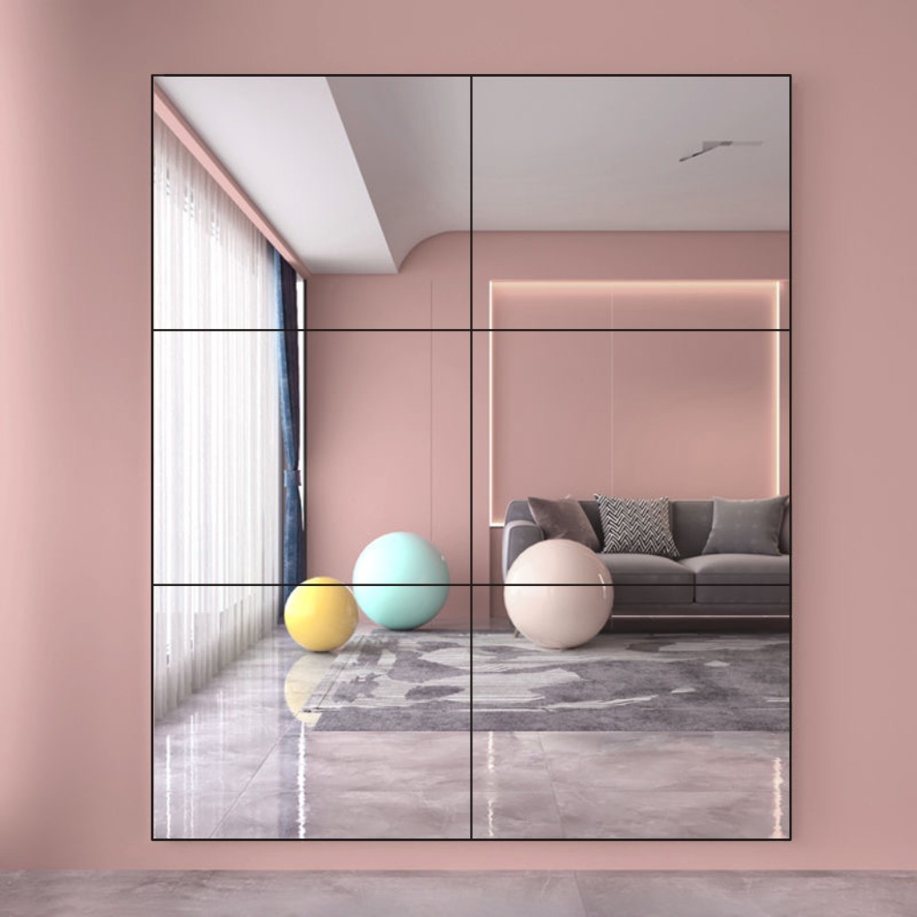 HD Large Mirror Full body Mirrors Self-adhesive splicing mirror ...