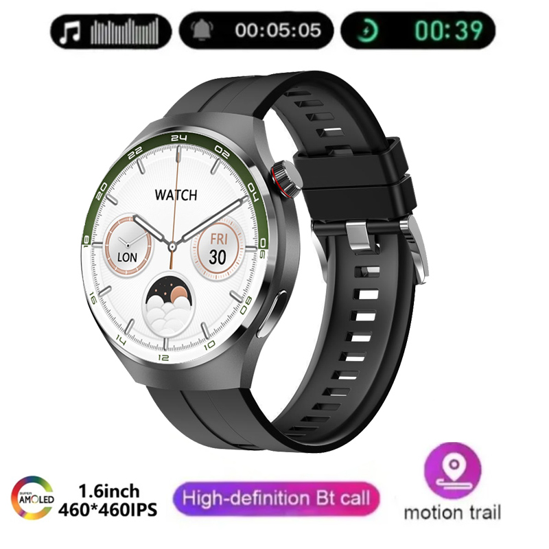Watch 4 Pro Smartwatch for Men and Women, Full Touch AMOLED HD Round ...