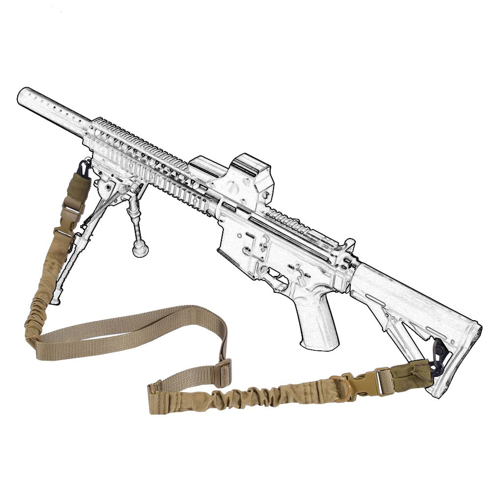 SINAIRSOFT Outdoor Adjustable Two-point Functional Sling | Shopee ...
