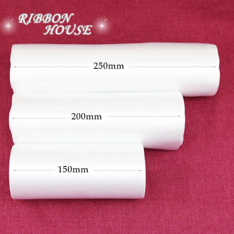 22m White Satin Ribbon Roll – Decorative Gift Wrapping & Wedding DIY ...