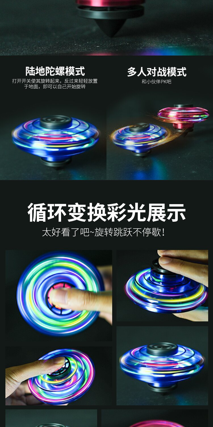 New Flynova Fingertip Gyroscope: Free Spinning Flying Toy, Creative ...