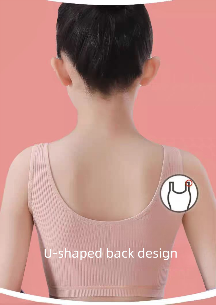 2PCS Cotton Bra For Teens Crop Top For Teens Sports Bra For Girls Baby ...