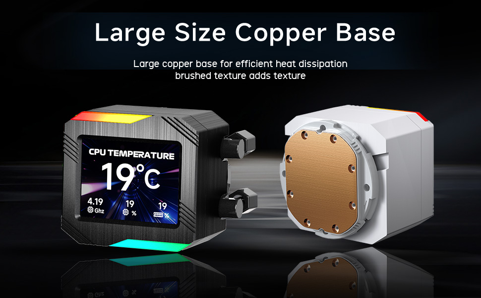 Jungle Leopard AstroShel V2G CPU AIO Cooler Black / White ARGB 360mm ...