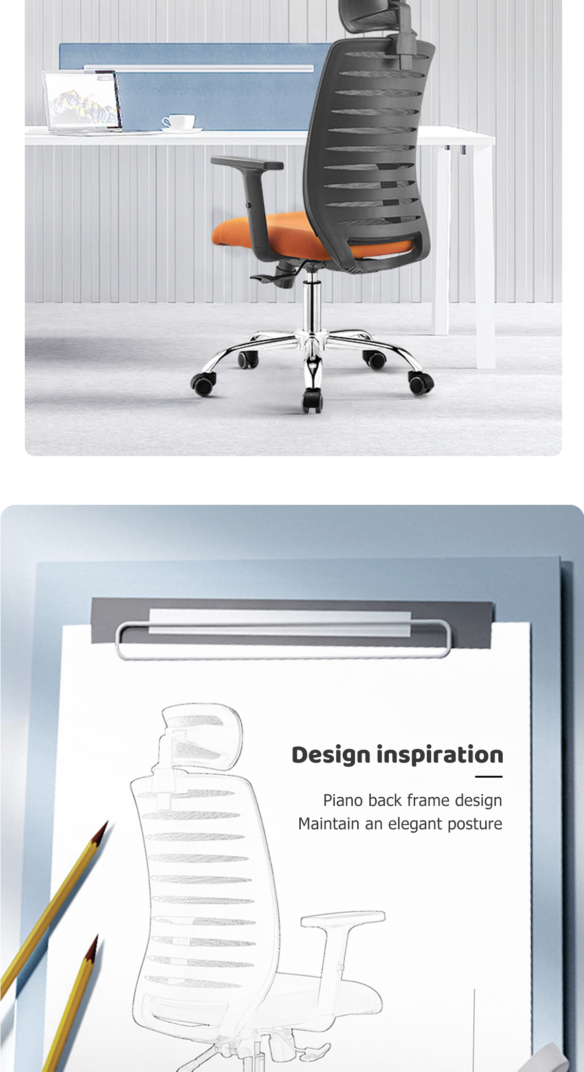 wisdomstar ergonomic gaming chair inplay chair Split back chair，Split ...