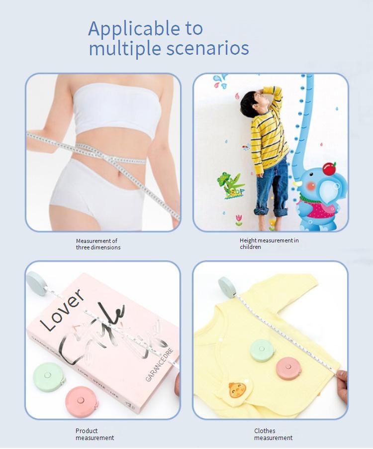 Portable Cute Measuring Tape - Mini Soft Ruler for Measuring Waist and ...
