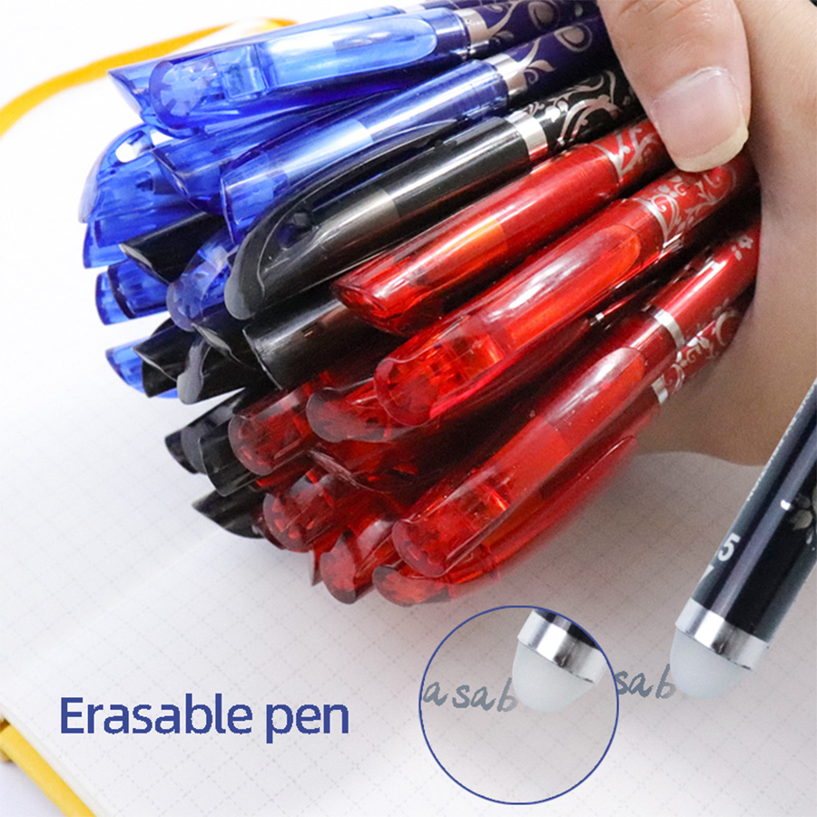 WriteEase 33pcs Erasable Gel Pens Set – 0.5mm Bullet Tip Magic Pens ...