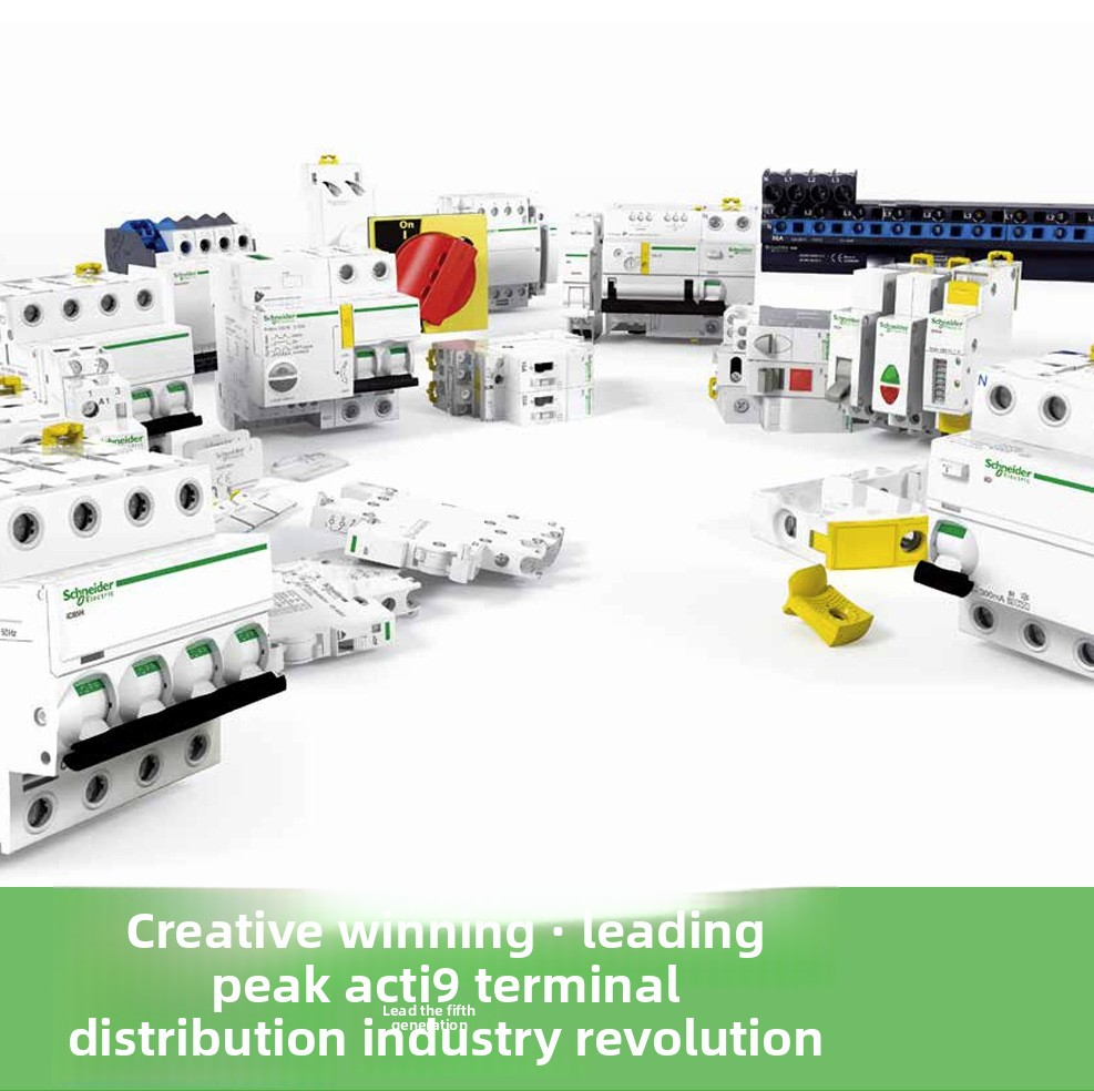 Schneider Electric Acti9 iC65N 1P 2P 3P 4P MCB Miniature Circuit Breaker C 1A 2A 4A 6A 10A 16A ...