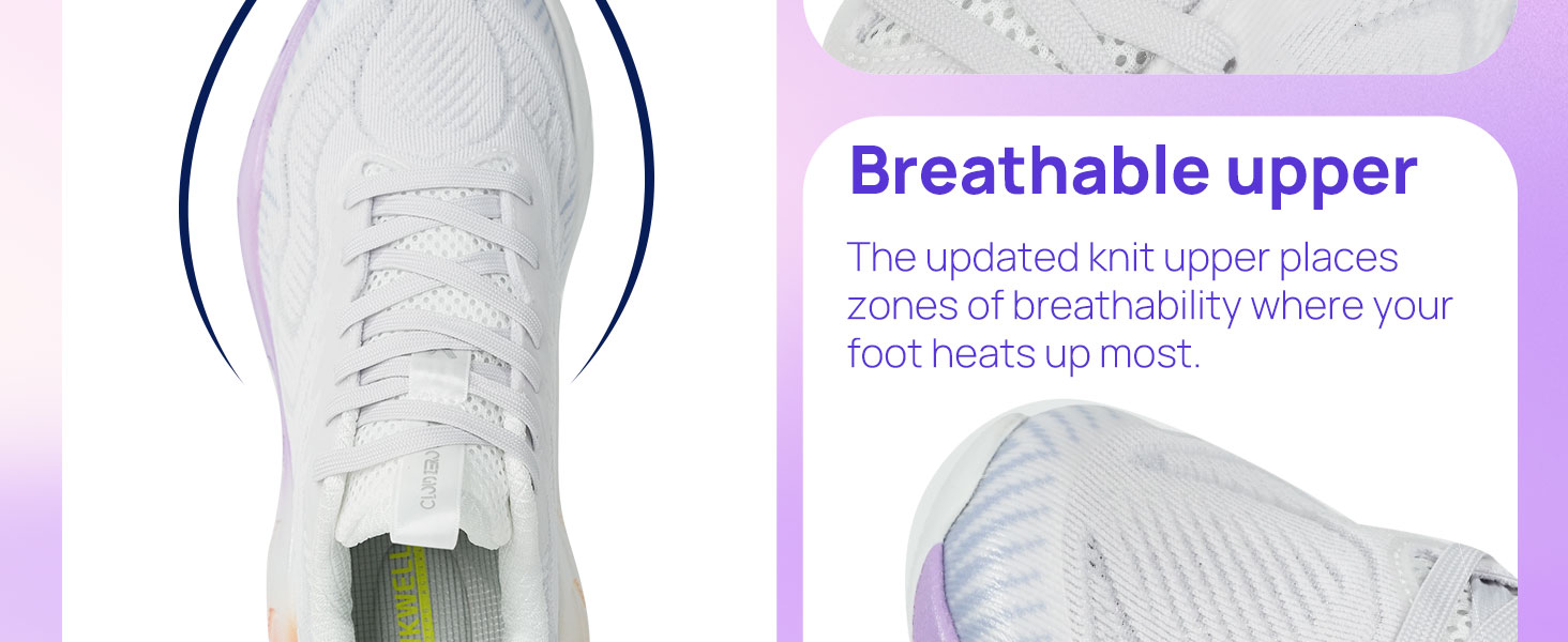 Hawkwell Womens Lightweight Comfortable Running Shoes Athletic Fashion ...